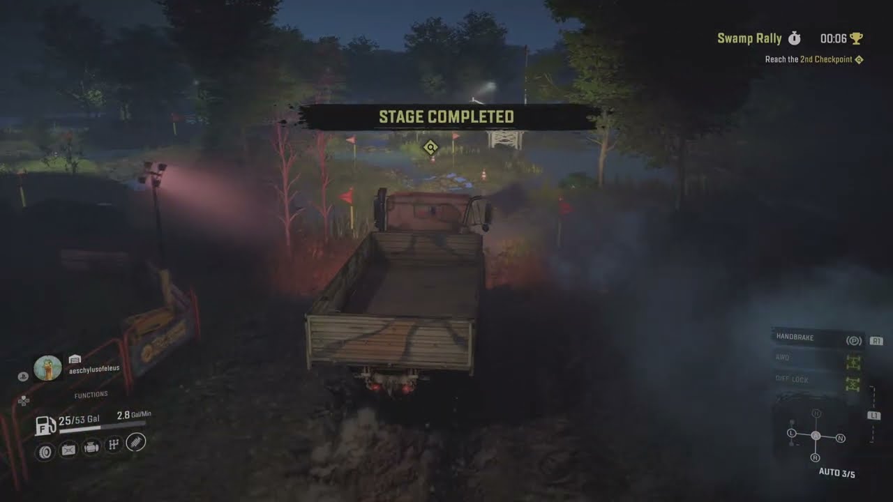 SnowRunner: Swamp Rally Contest Gold Medal 2:43 - YouTube