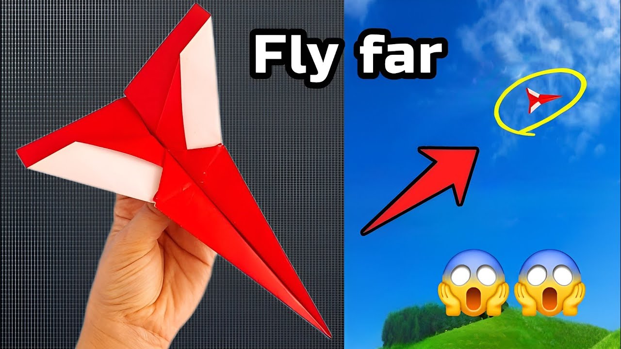 the best paper airplane in the world!! How to make a paper airplane fly ...