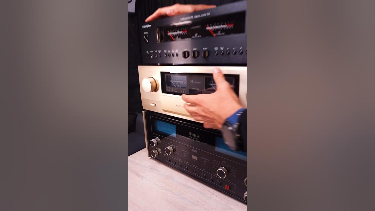 Лучший усилитель в мире со стрелочками? Accuphase E380, McIntosh 6800, Premiera A3s - YouTube