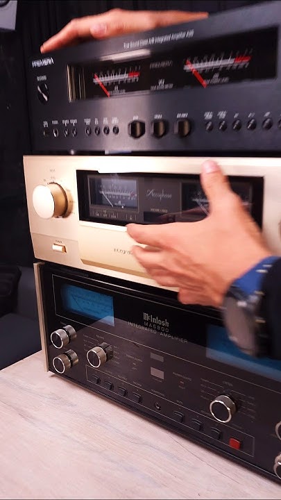 Лучший усилитель в мире со стрелочками? Accuphase E380, McIntosh 6800, Premiera A3s - YouTube