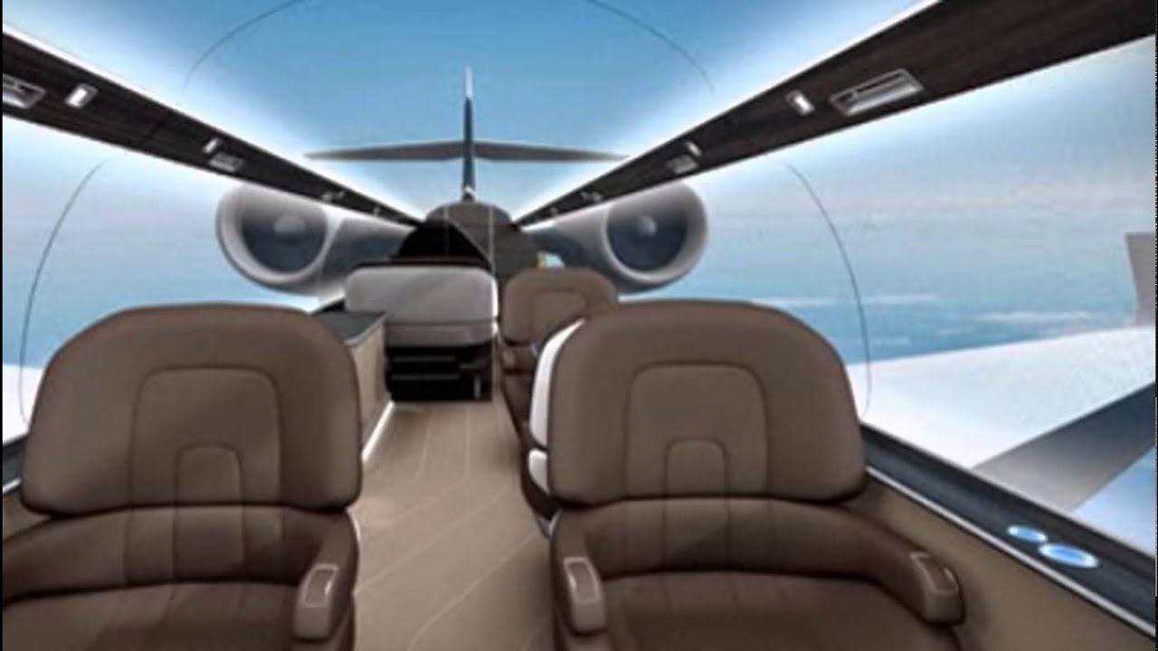 world's first windowless plane - YouTube