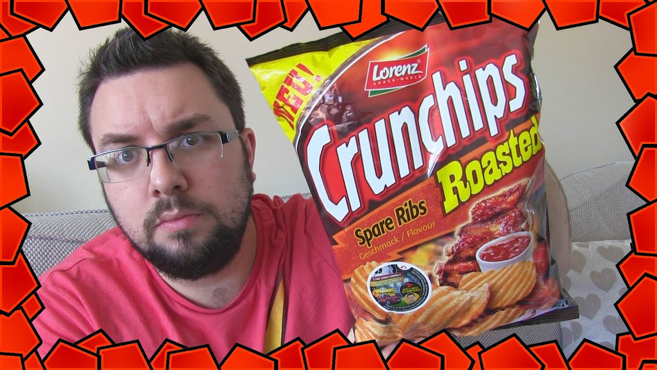 Crunchips Roasted Spare Ribs Review (Germany) - YouTube