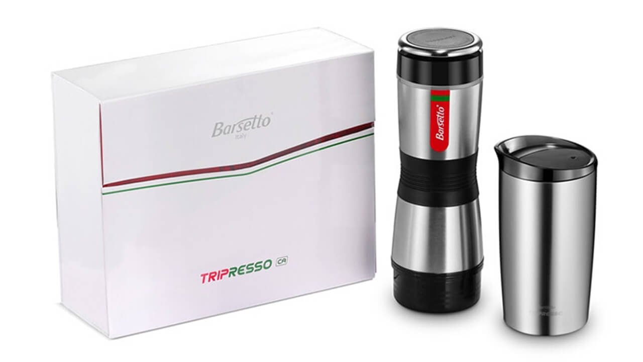 Barsetto Tripresso Portable Small Coffee Maker - YouTube