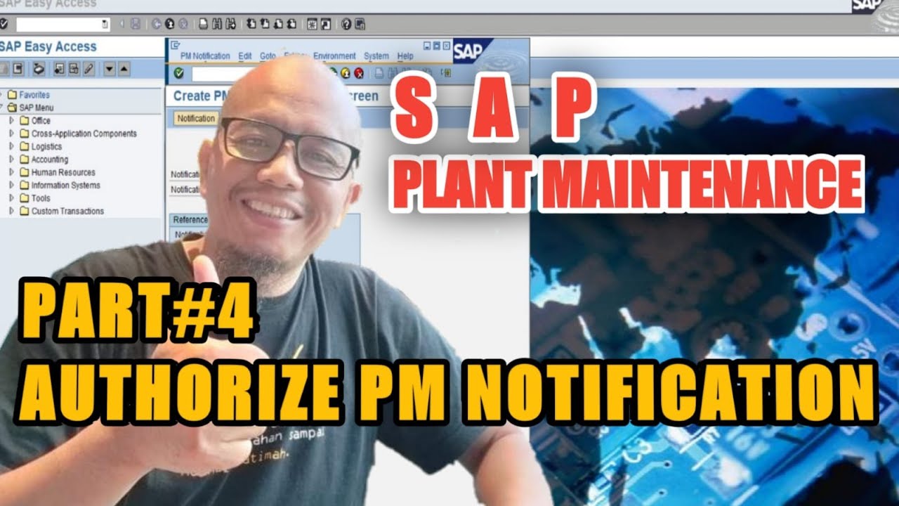 SAP PLANT MAINTENANCE | AUTHORIZATION PM NOTIFICATION - YouTube