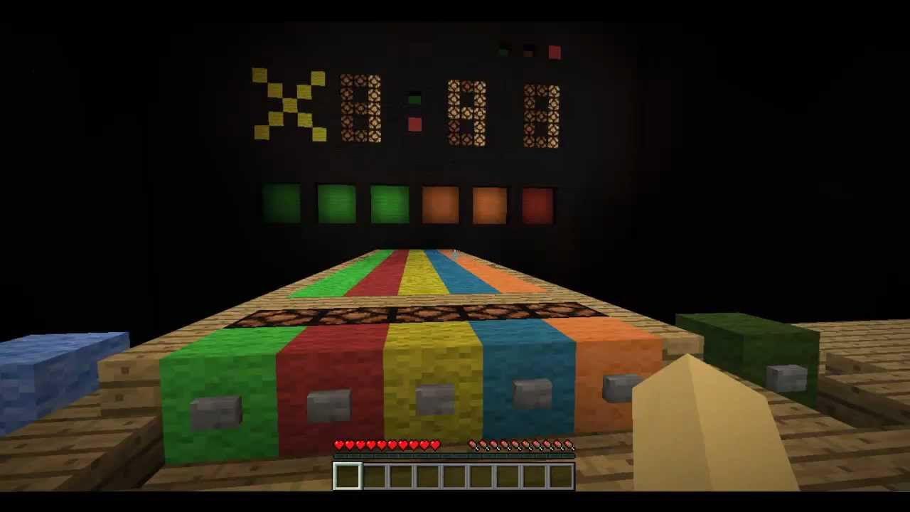 Guitar Hero (en minecraft) - Minecraft minigame - YouTube