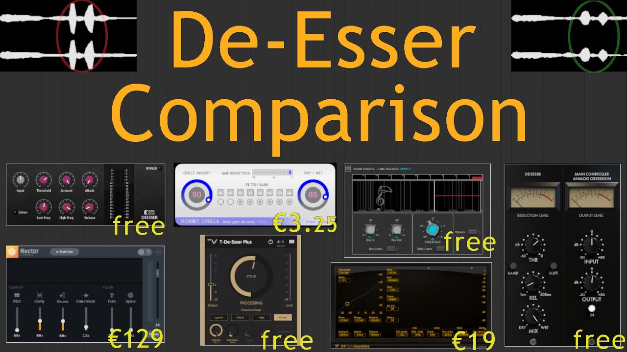 De-Esser Comparison - YouTube