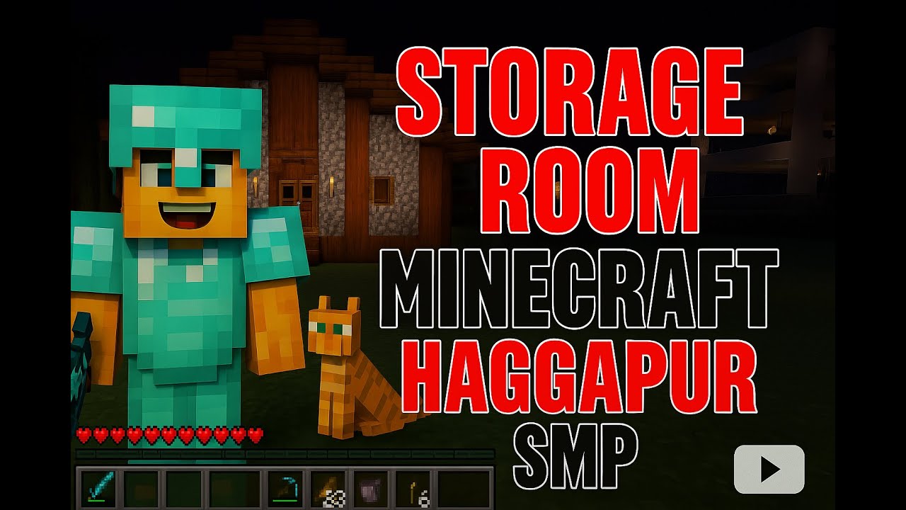 "Epic Storage Room Reveal! | Minecraft Haggapur SMP 🔥🏠" - YouTube