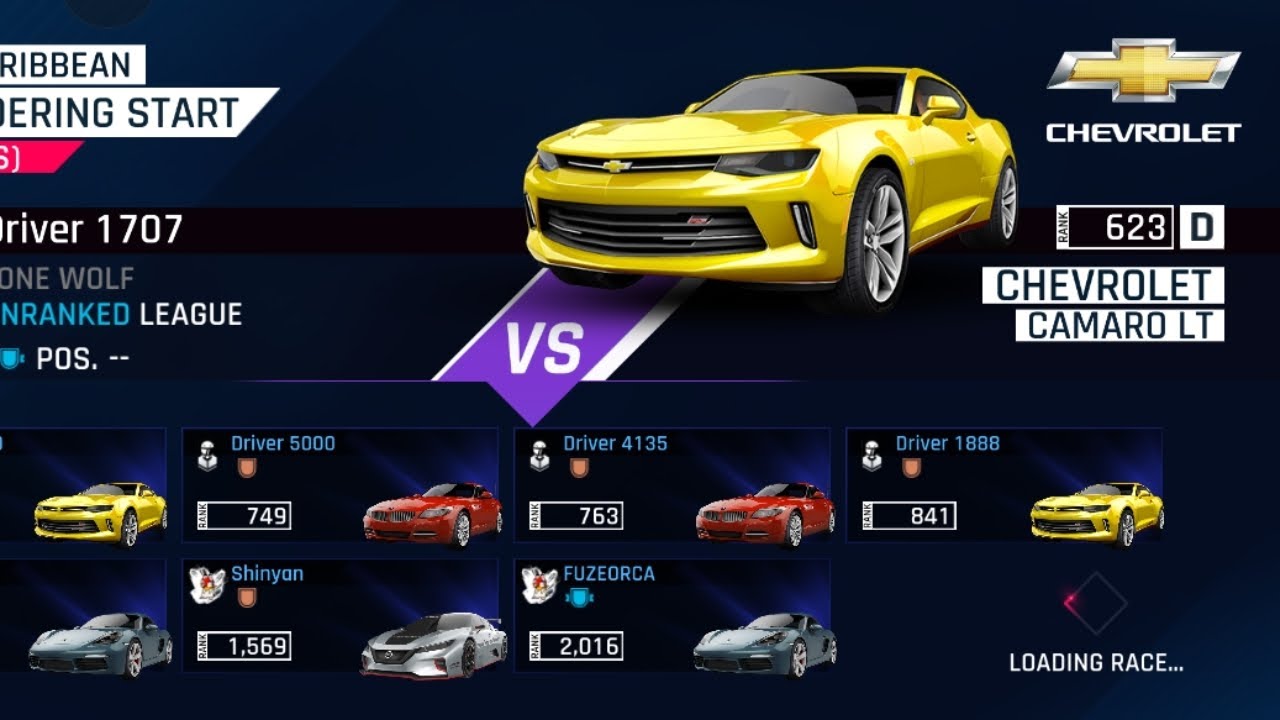 Chevrolet Camaro Lt Racing Cars| Asphat Nitro 9 Android gammeplay video ...