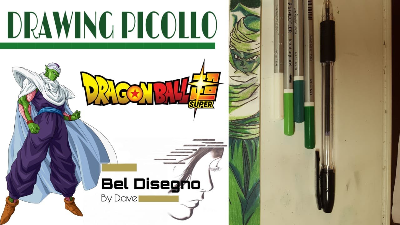 Drawing Picollo DBS Full Color | Universe 7 Team | Only Use Art.Nr. 125 ...