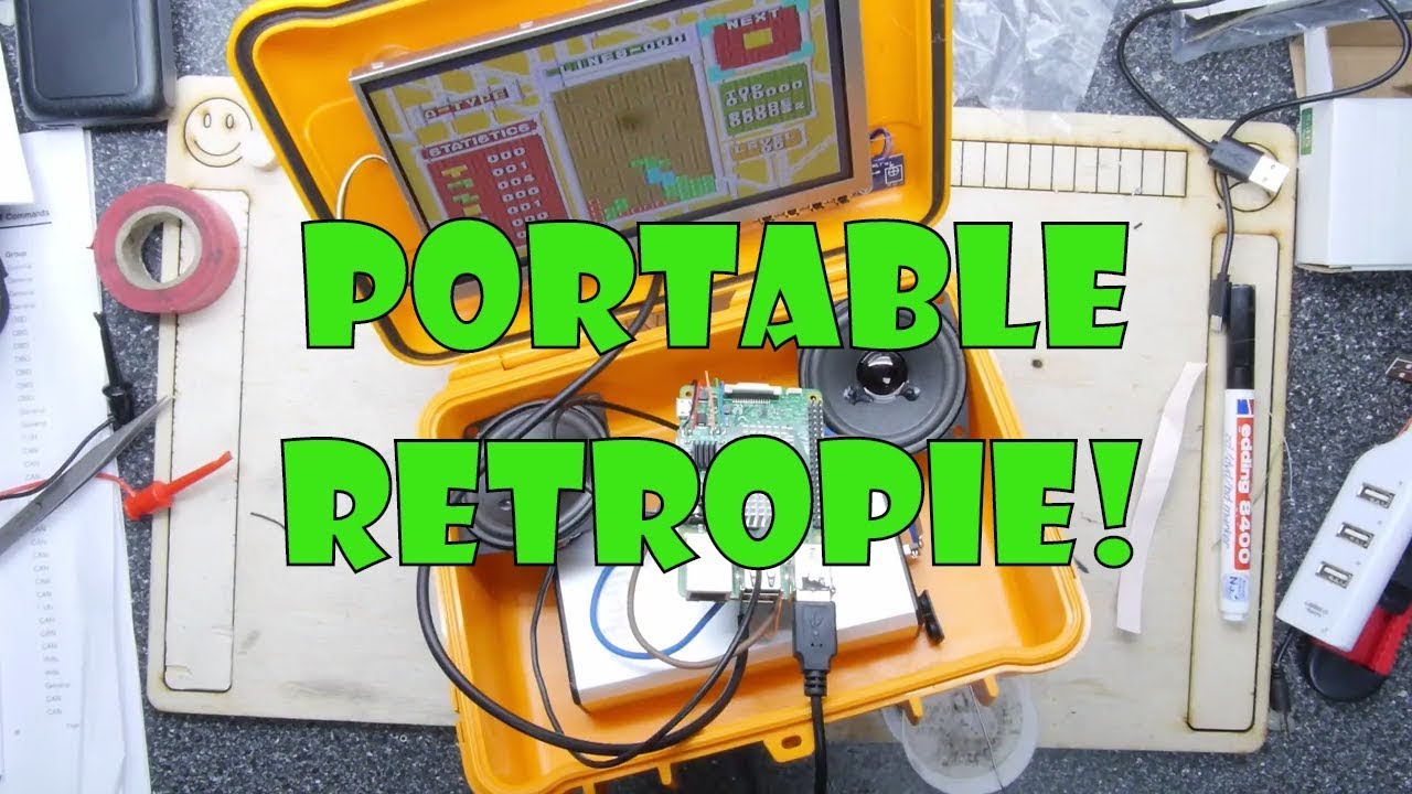 Portable Retropie Arcade Build July Update - YouTube