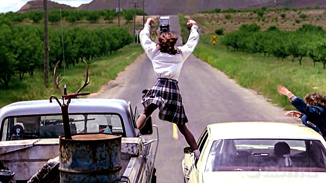 Crazy girl goes car surfing | Footloose | CLIP - YouTube