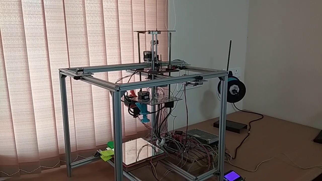 Telescopic 3D Printer (HyperCUBE) - YouTube