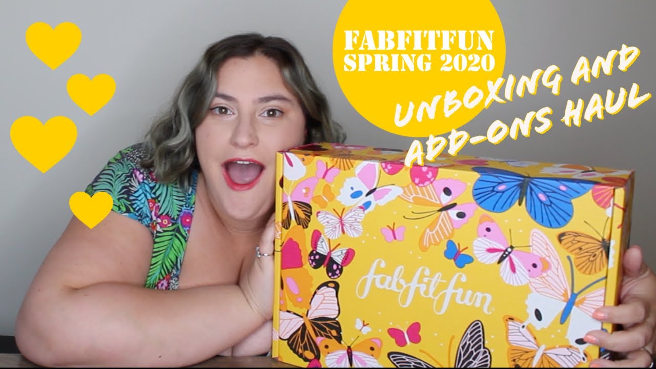 FabFitFun Spring 2020 Unboxing and Add Ons Haul - YouTube