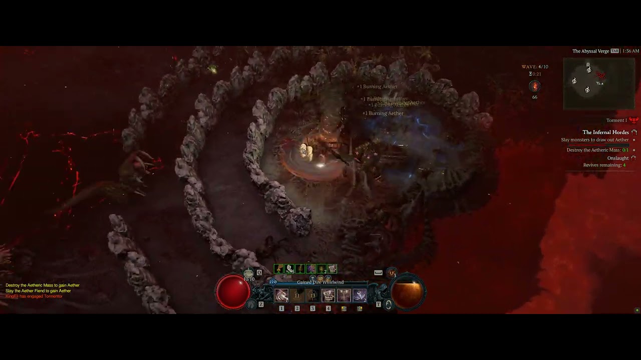 Diablo 4 - Infernal Hordes on torment difficulty including The Butcher ...