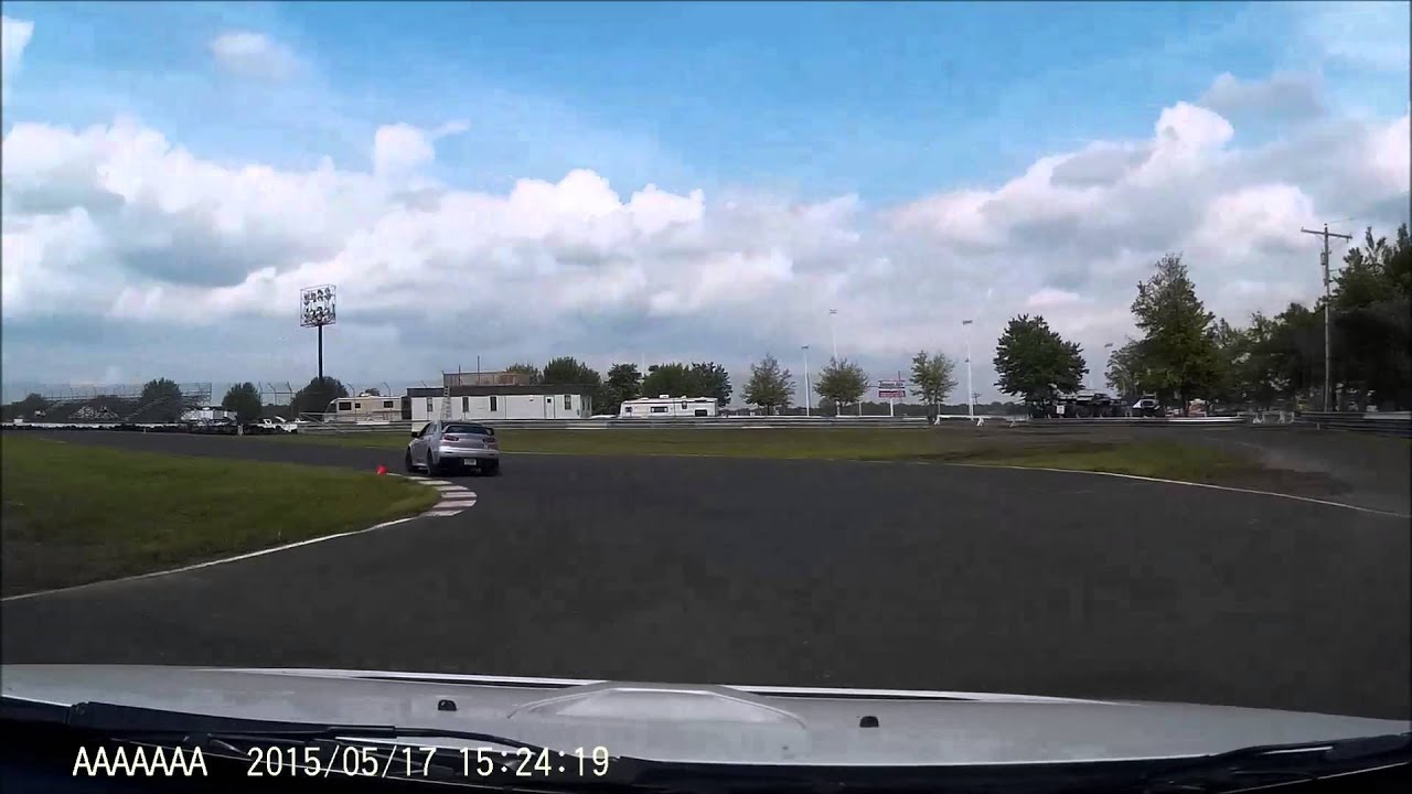 Englishtown Raceway Park Open Track Road Course 5/17/15 Evo X - YouTube