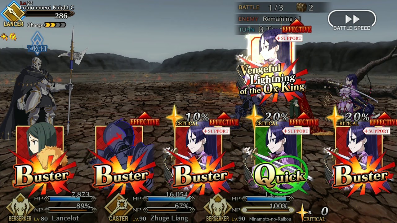 (FGO NA) Enforcement Knight Hunt - Cause Rank - YouTube