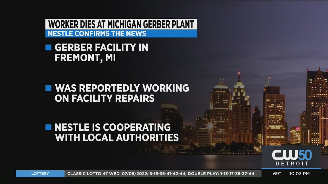 Worker Dies In Accident At Michigan Gerber Products Plant - YouTube
