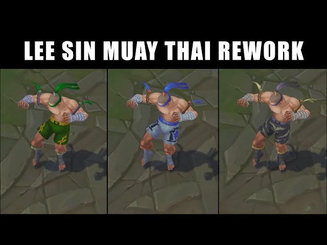 Muay Thai Lee Sin Drawing