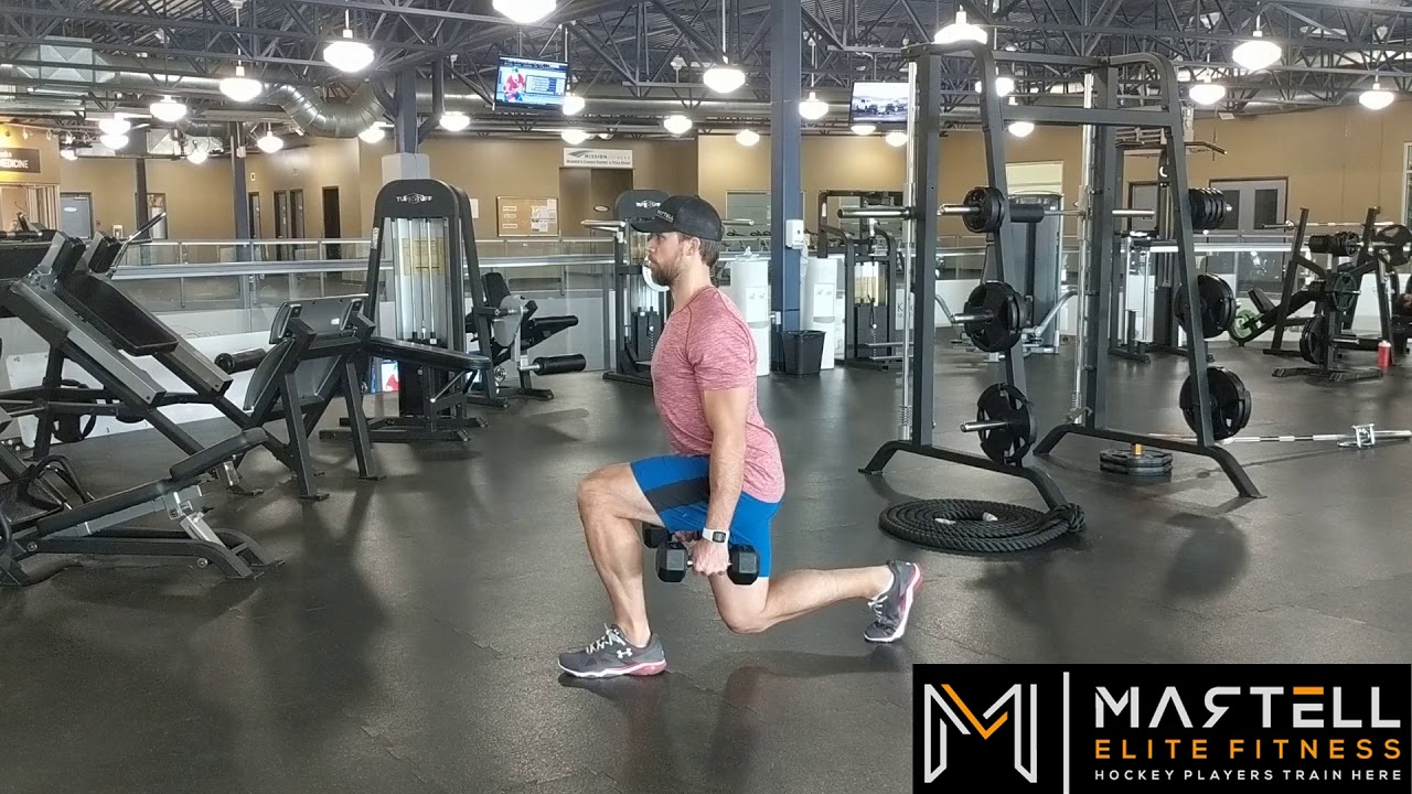 DB Split Squat Hold - YouTube