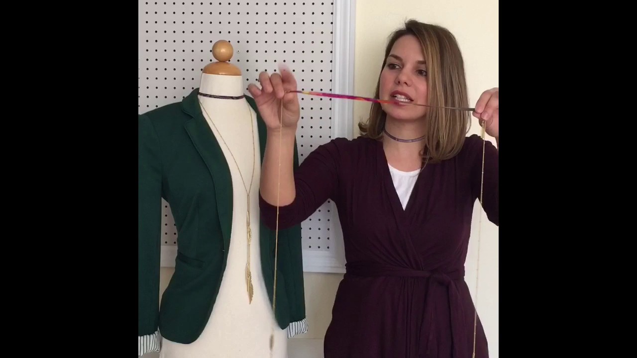 Lily Dilly Leather Wrap Necklace - YouTube