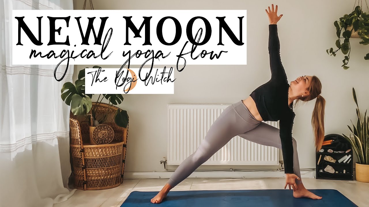 25 Minute // NOURISHING NEW MOON YOGA FLOW // with @theyogiwitch - YouTube