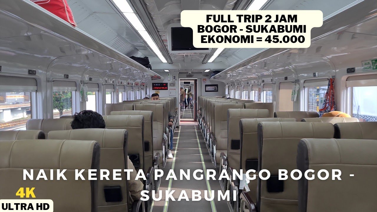 Full Trip Naik Kereta Api Pangrango Bogor - Sukabumi | Kereta Murah Dan ...