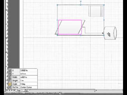 MS Visio Quickies: Changing an object's dimensions - YouTube
