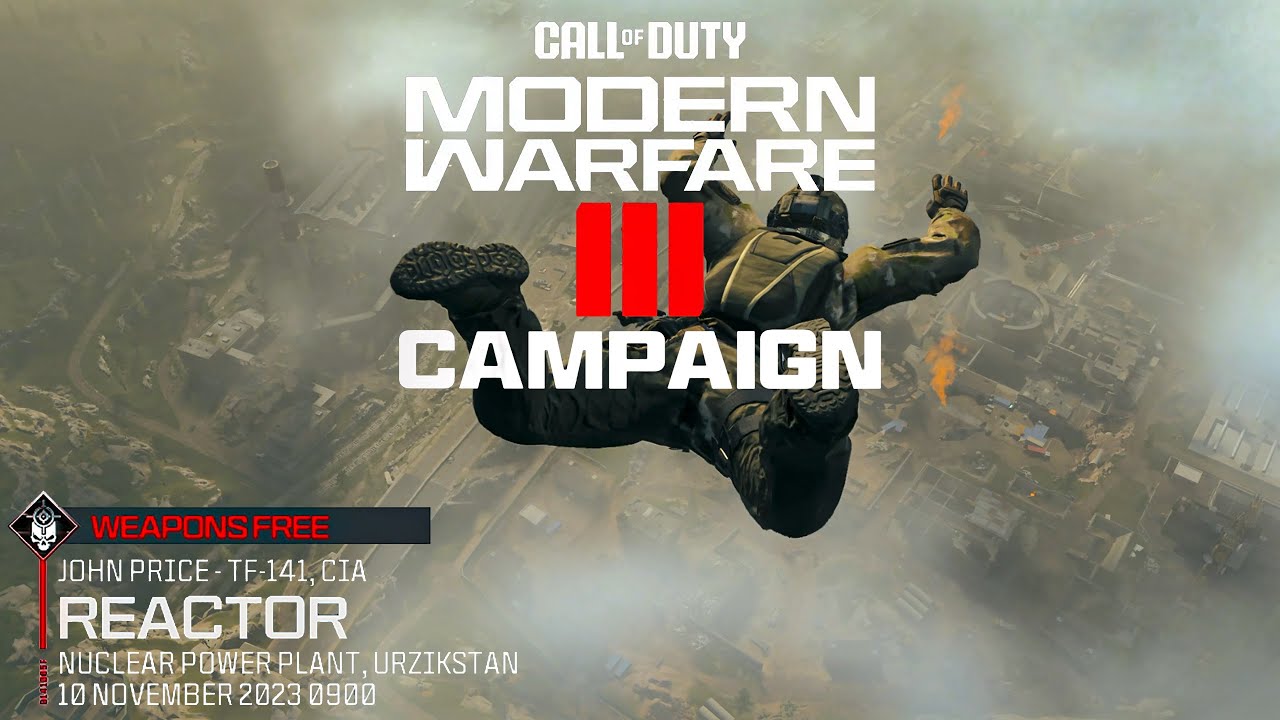 CALL OF DUTY MODERN WARFARE 3 Gameplay Walkthrough Part 3 Reactor ...