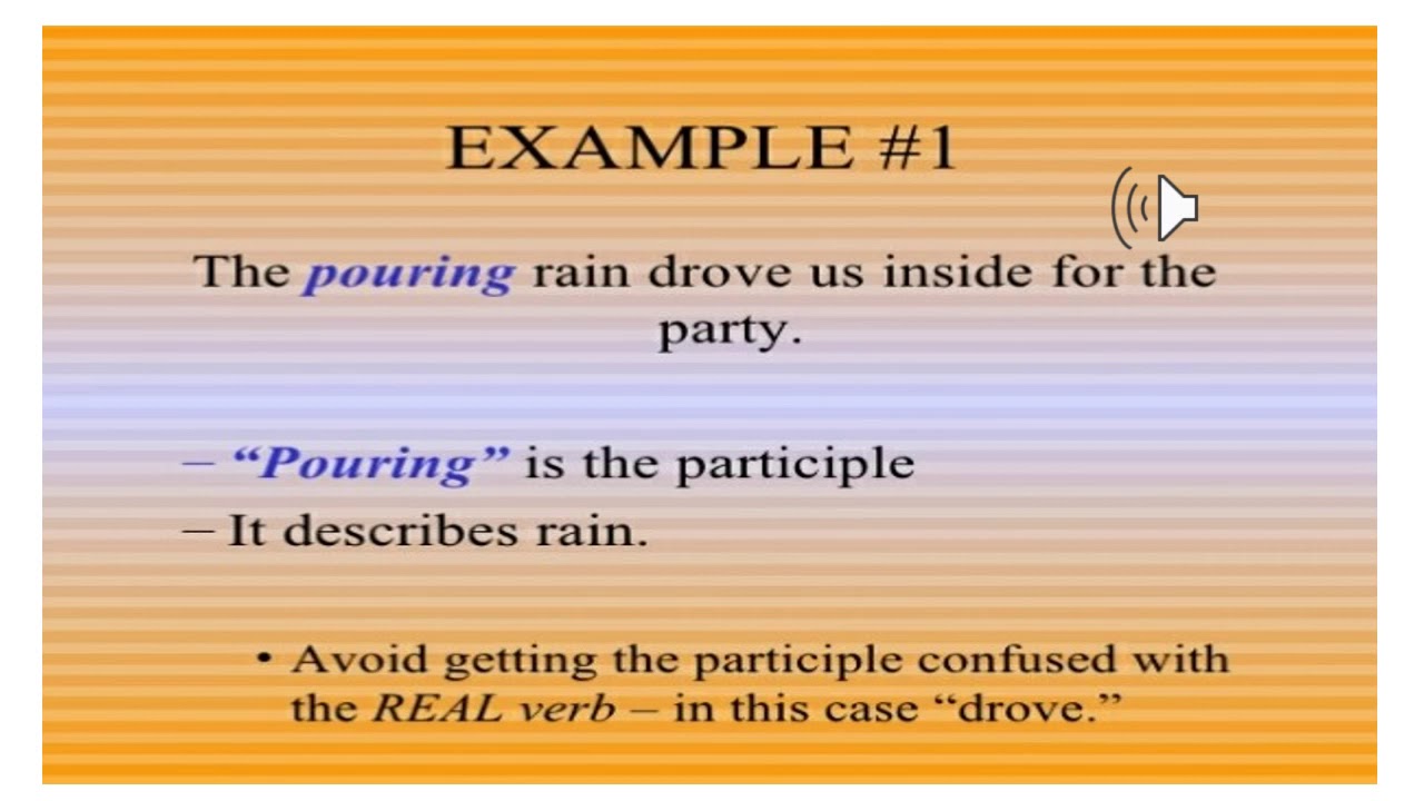Class 8 Participles - YouTube