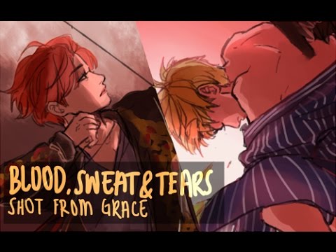 BTS blood sweat & tears: taehyung shot from grace