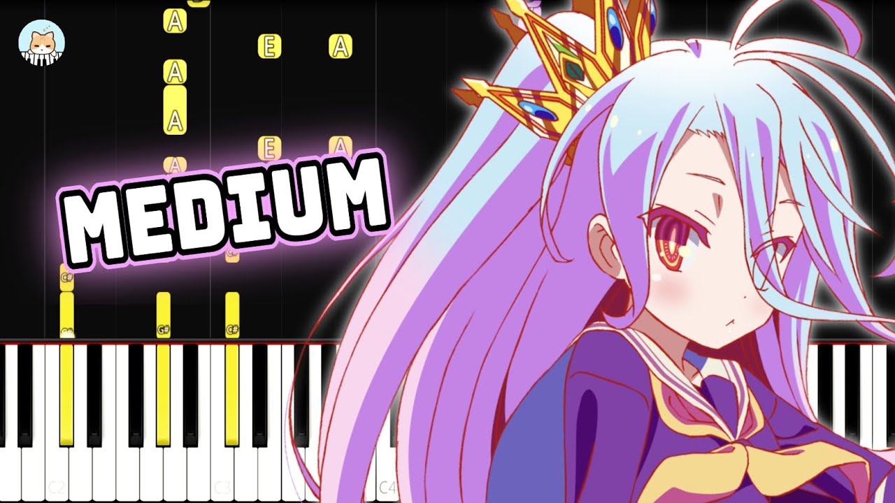 No Game No Life OP - "This Game" - MEDIUM Piano Tutorial & Sheet Music ...