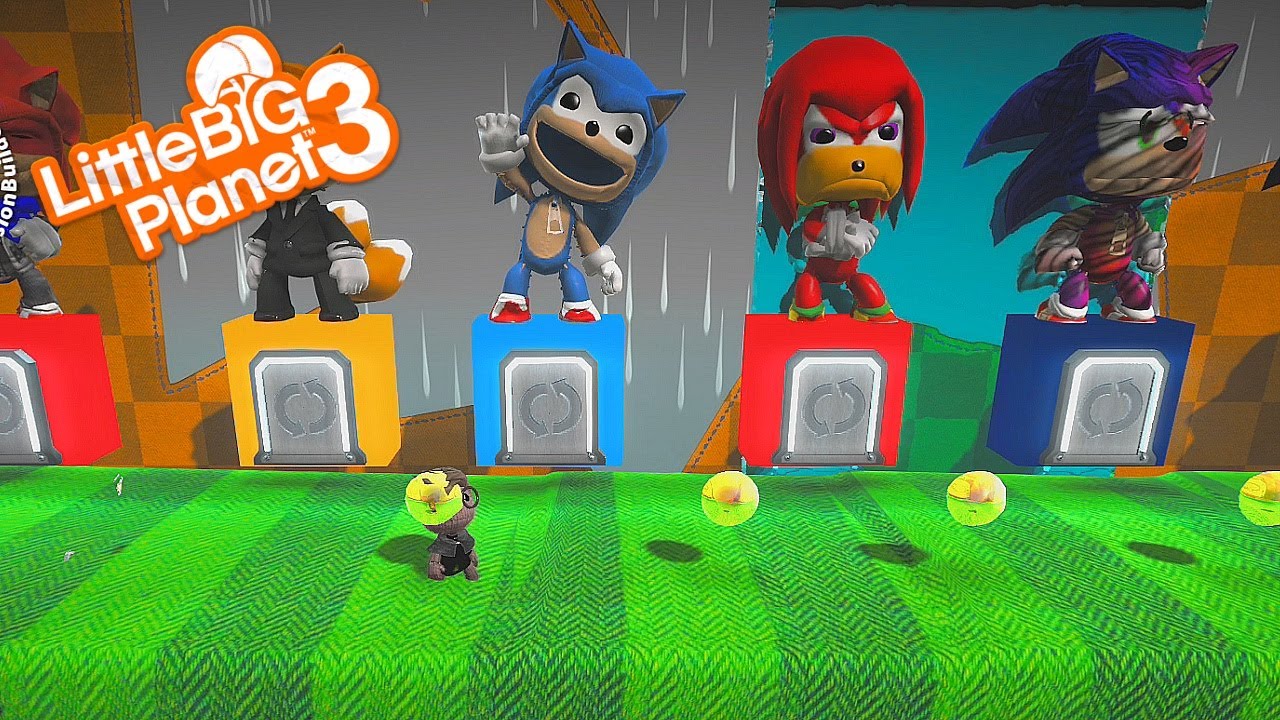 LittleBigPlanet 3 - Sonic Sostumes - YouTube