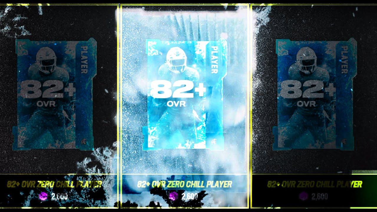SO I OPENED UP THE TEN ZERO CHILL REROLL PACKS ............| MADDEN 24 ...