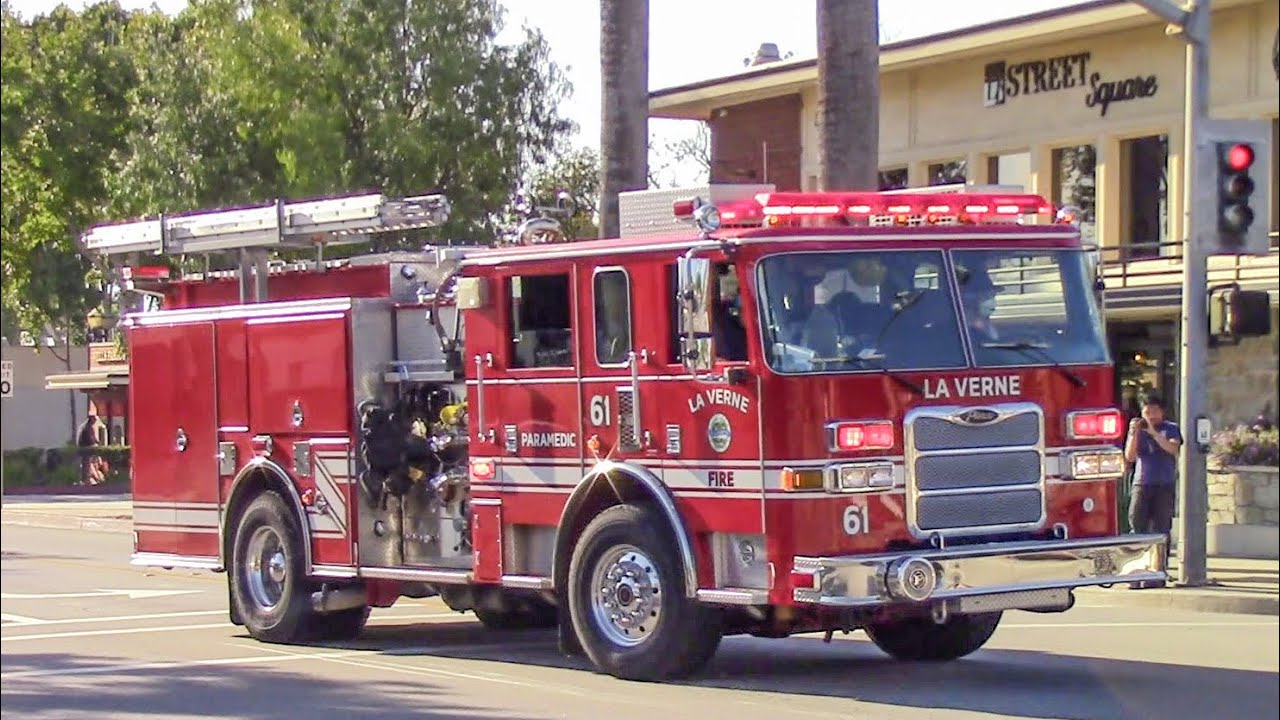 La Verne Fire Dept. Engine 761 - YouTube