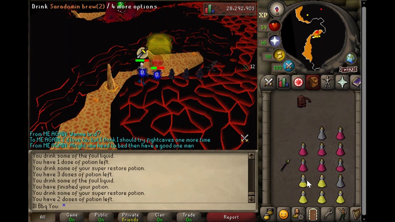 Winning Jad Fight 1 Def Pure - YouTube