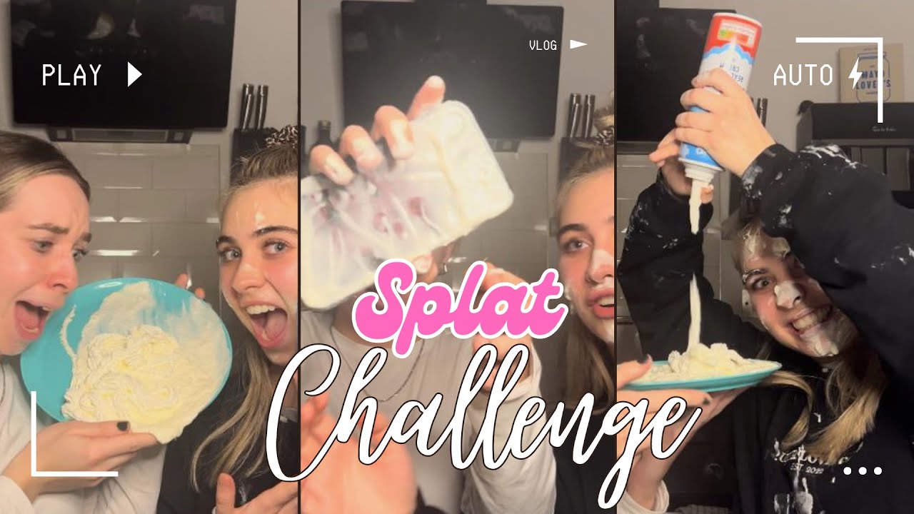 Splat Challenge with my girlfriend | warning! iPhone *DISASTER* - YouTube