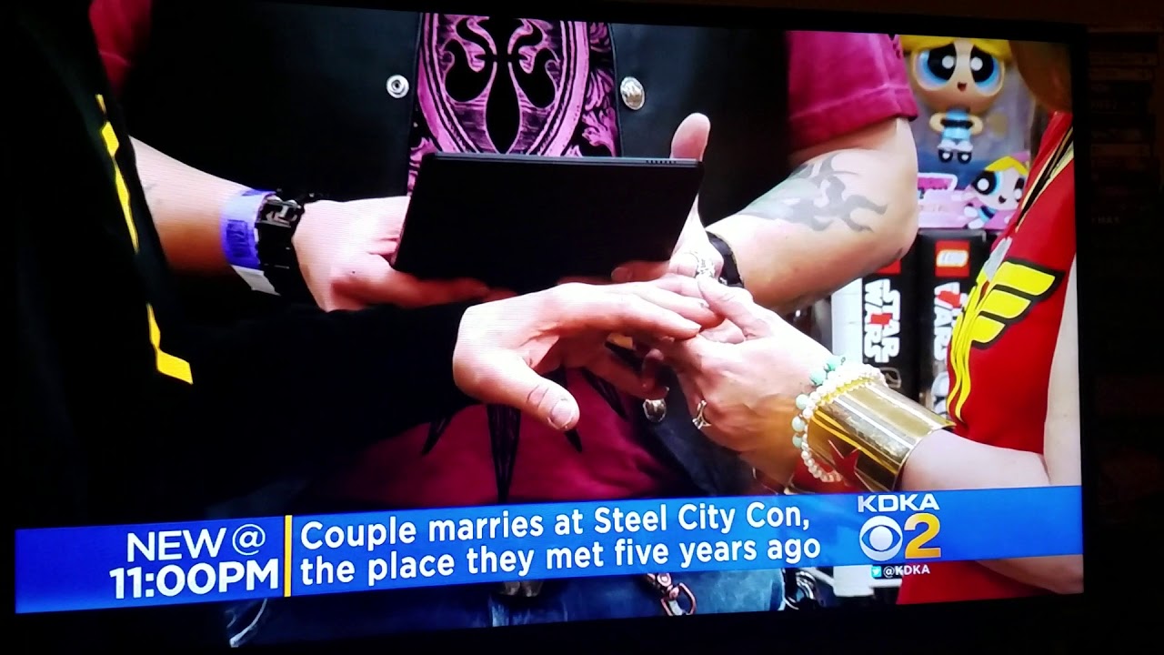 Steel City Con Wedding on KDKA - YouTube