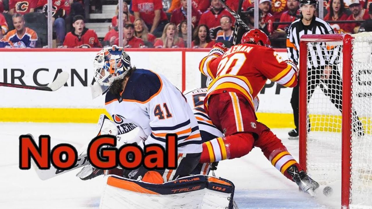 Calgary Vs Edmonton No Goal Reactions - YouTube