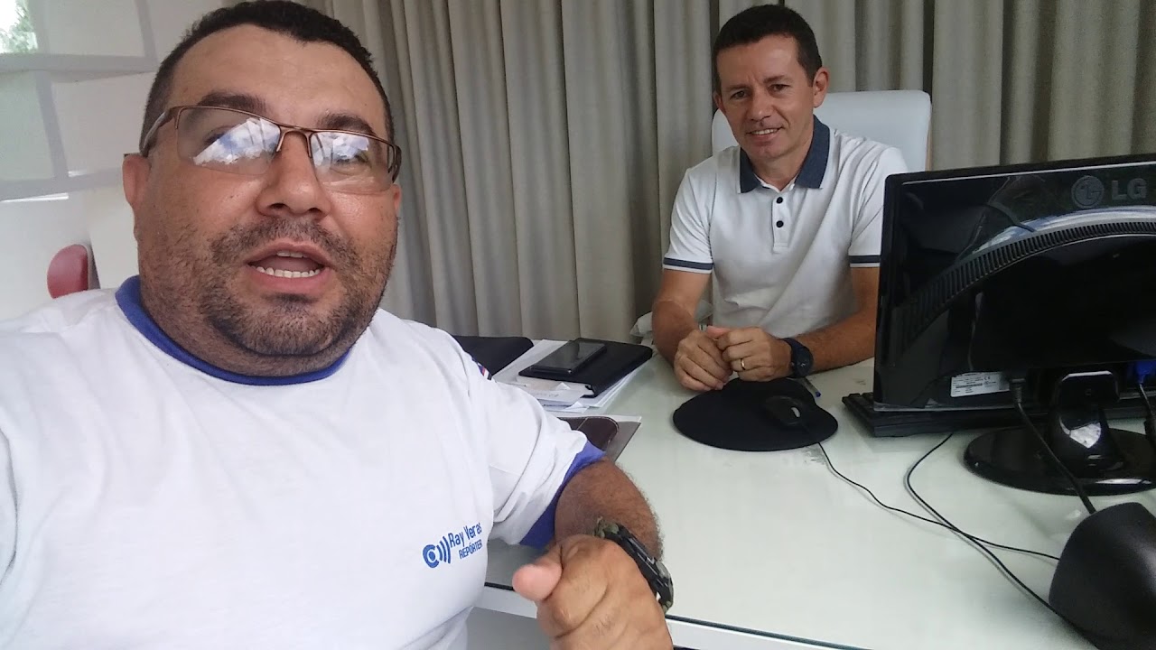 Repórter Ray Veras e o Diretor e Apresentador Humberto Fernandes ...