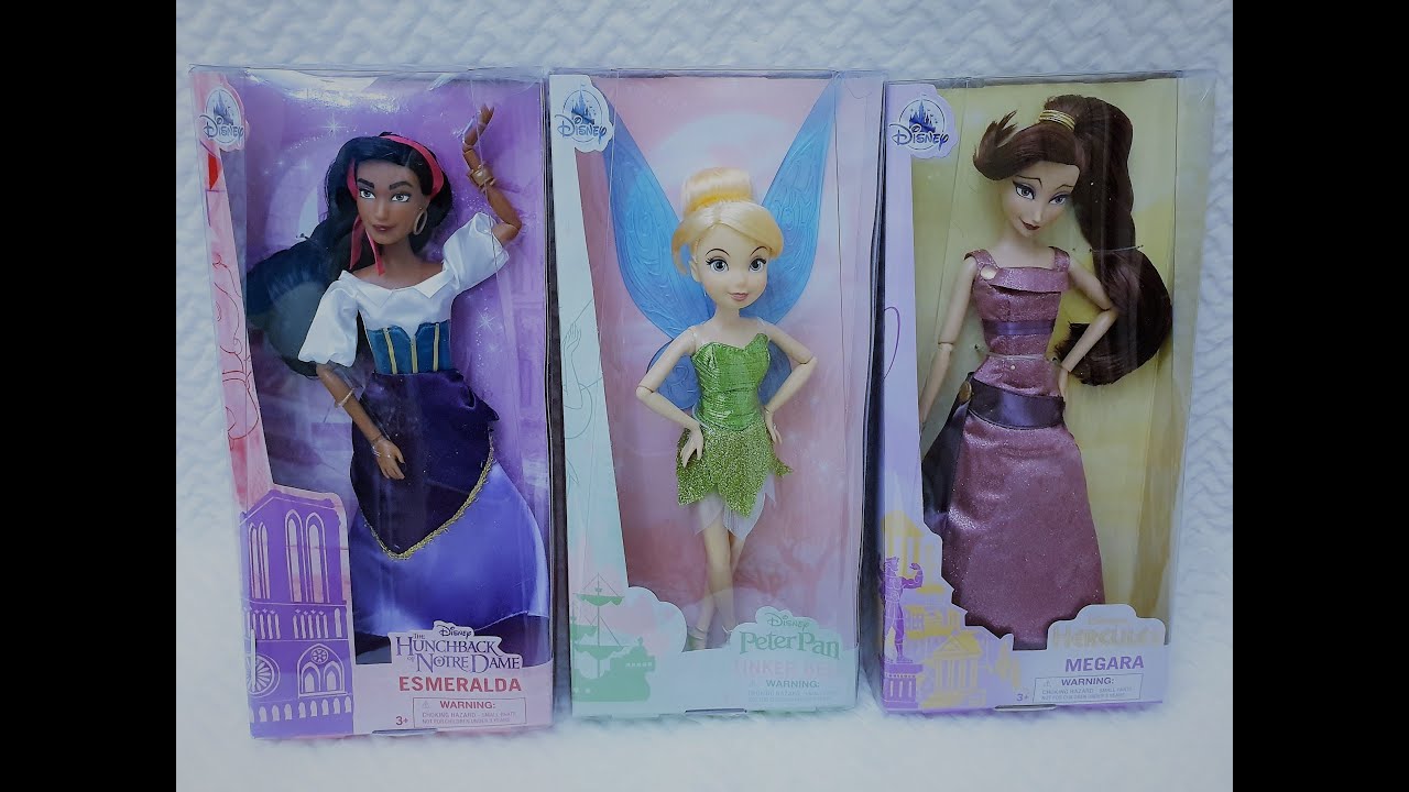 Disney Merchandise NEW Releases of Esmeralda, Tinkerbell and Megara ...