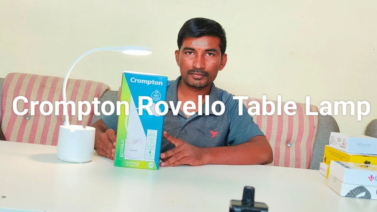 CROMPTON TABLE 6W LED LAMP 🔥🔥🔥 - YouTube