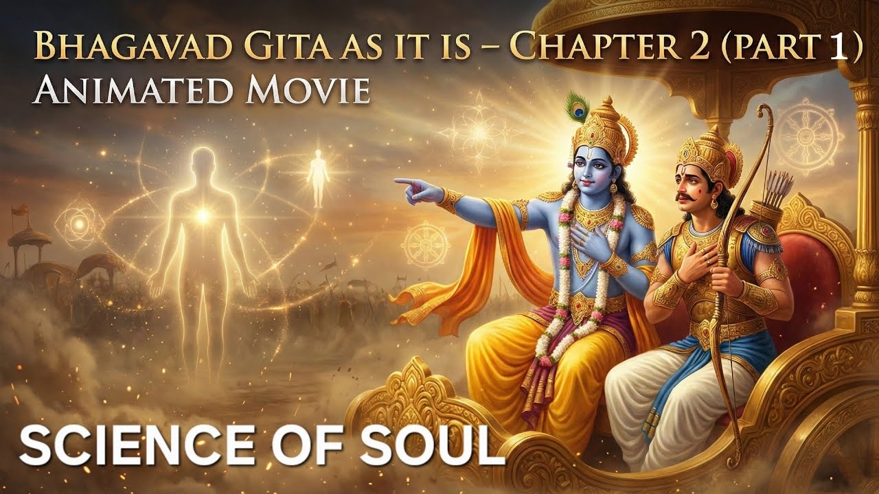 Bhagavad Gita Chapter 2 (Part 1) 🔥💯 Animated Movie | Sankhya Yoga ...