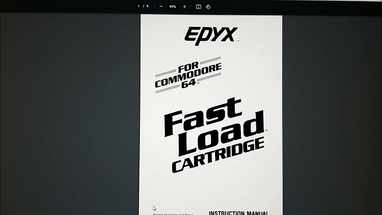 C64 Epyx Fastload - YouTube
