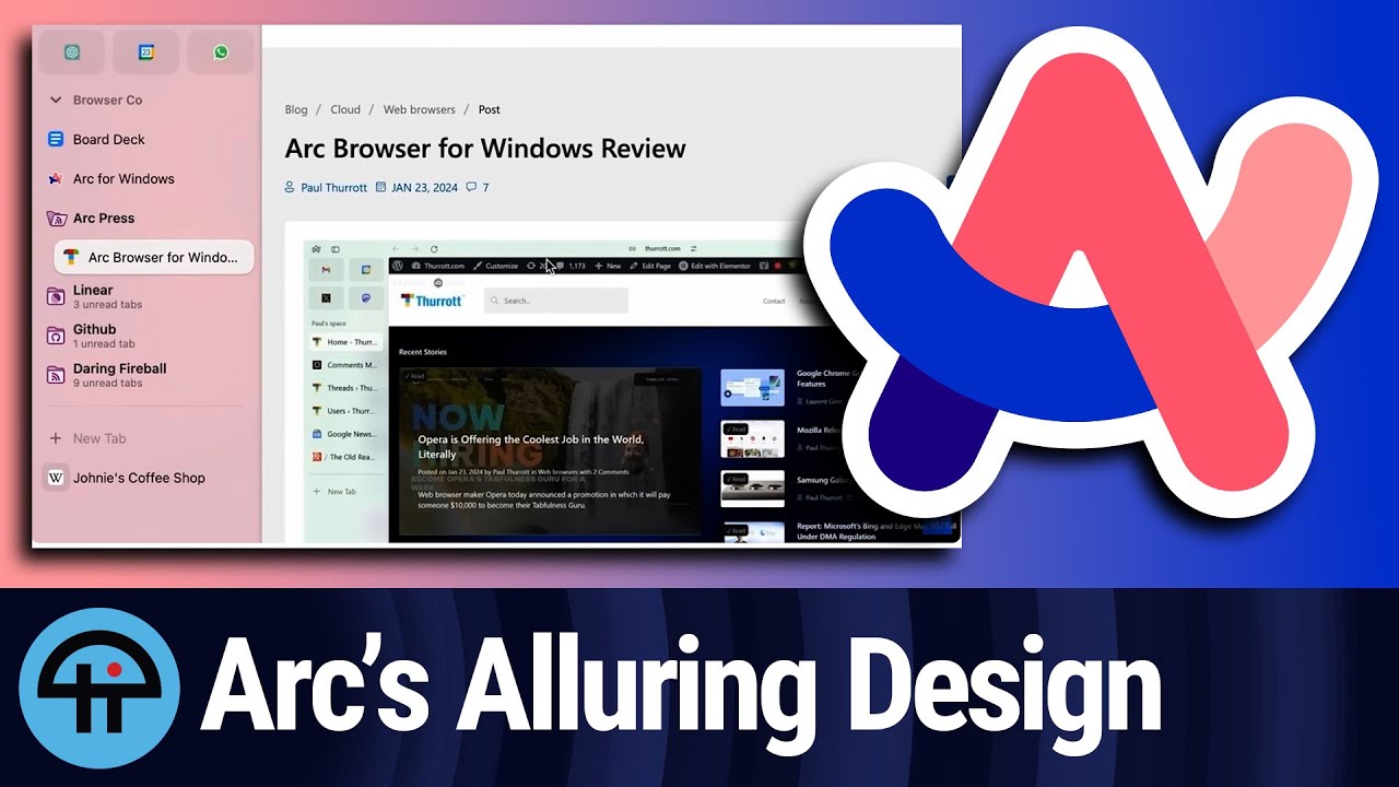 Keep an Eye on the Arc Browser - YouTube