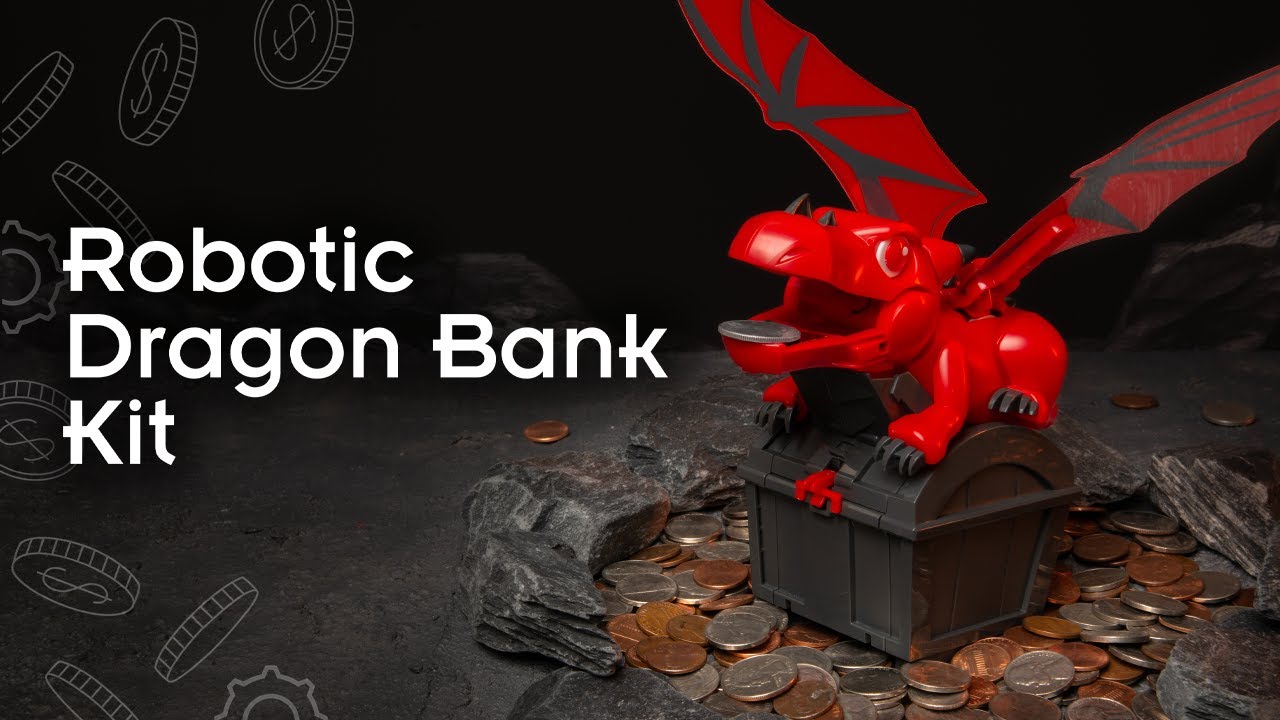 Robotic Dragon Bank Kit - YouTube