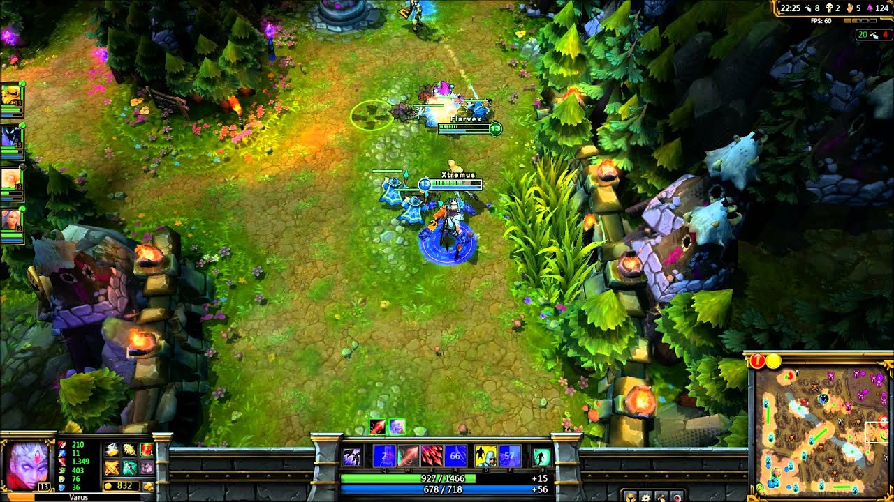 League of Legends Varus Gameplay part 2 - YouTube