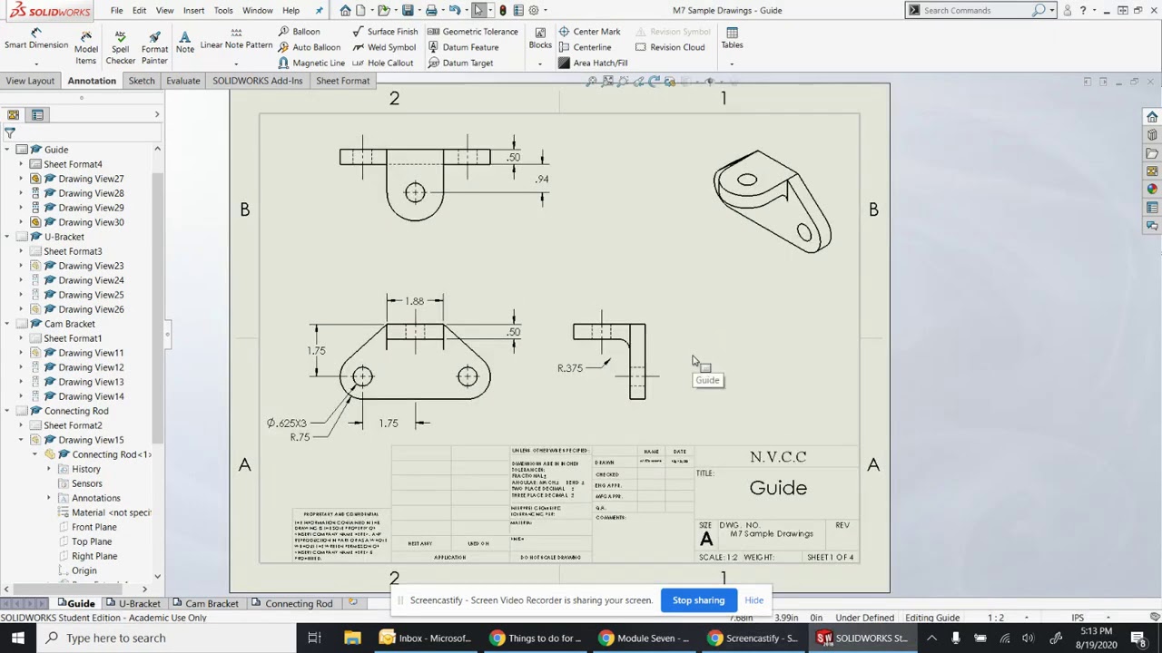 Module 7 Sample Drawings - YouTube