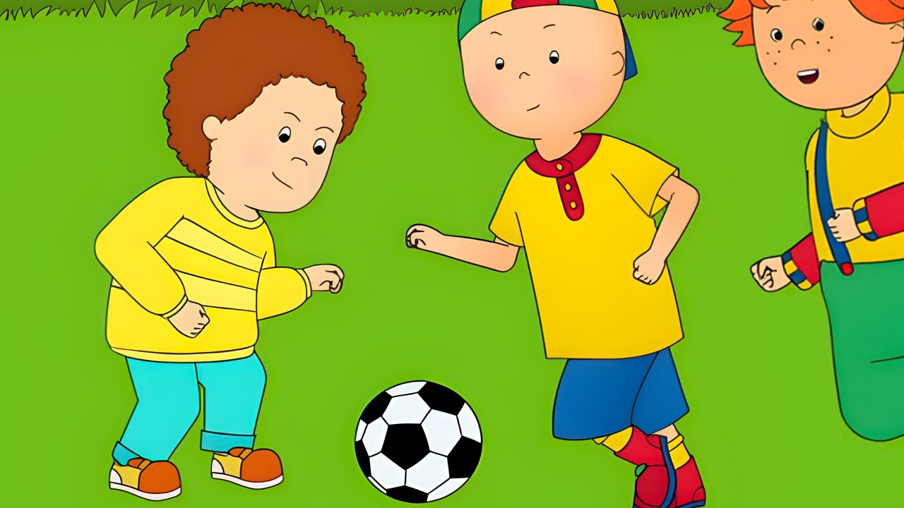 ⚽️ Caillou's Big Football Match ⚽️ | Cartoons for Kids | Caillou's New ...