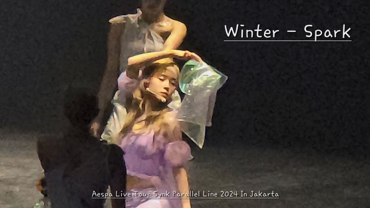 Winter "Spark" - Aespa Live Tour Synk Parallel Line In Jakarta 20240823 ...