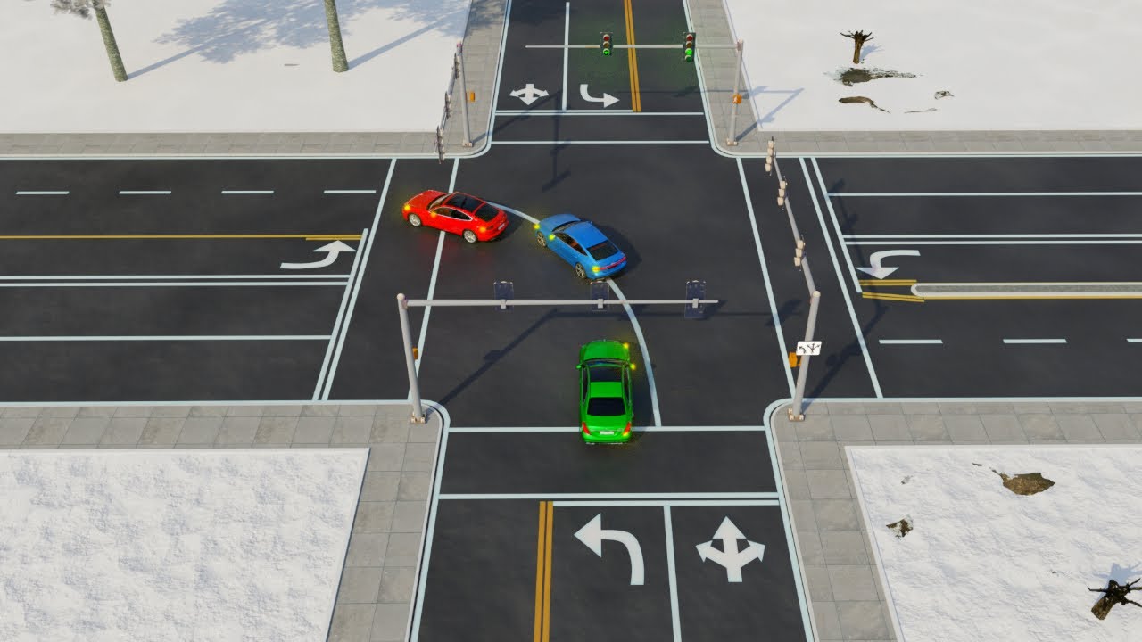 WHICH CAR PASSES this intersection WITH VIOLATIONS? - YouTube